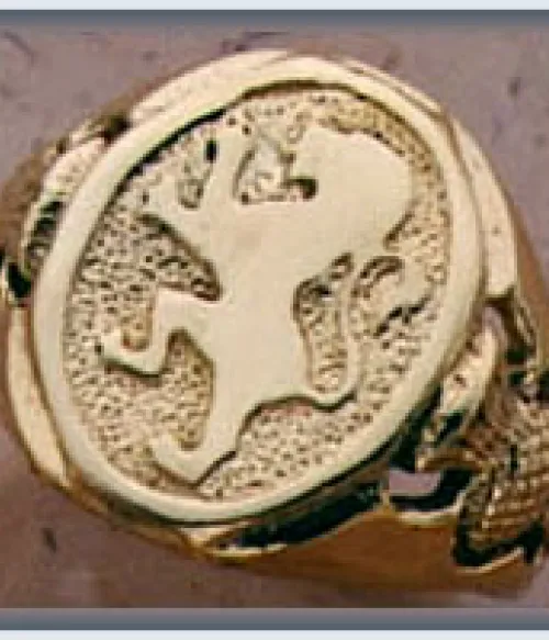 Gents Lion Rampant Ring