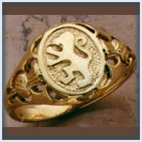 Ladies Lion Rampant Ring